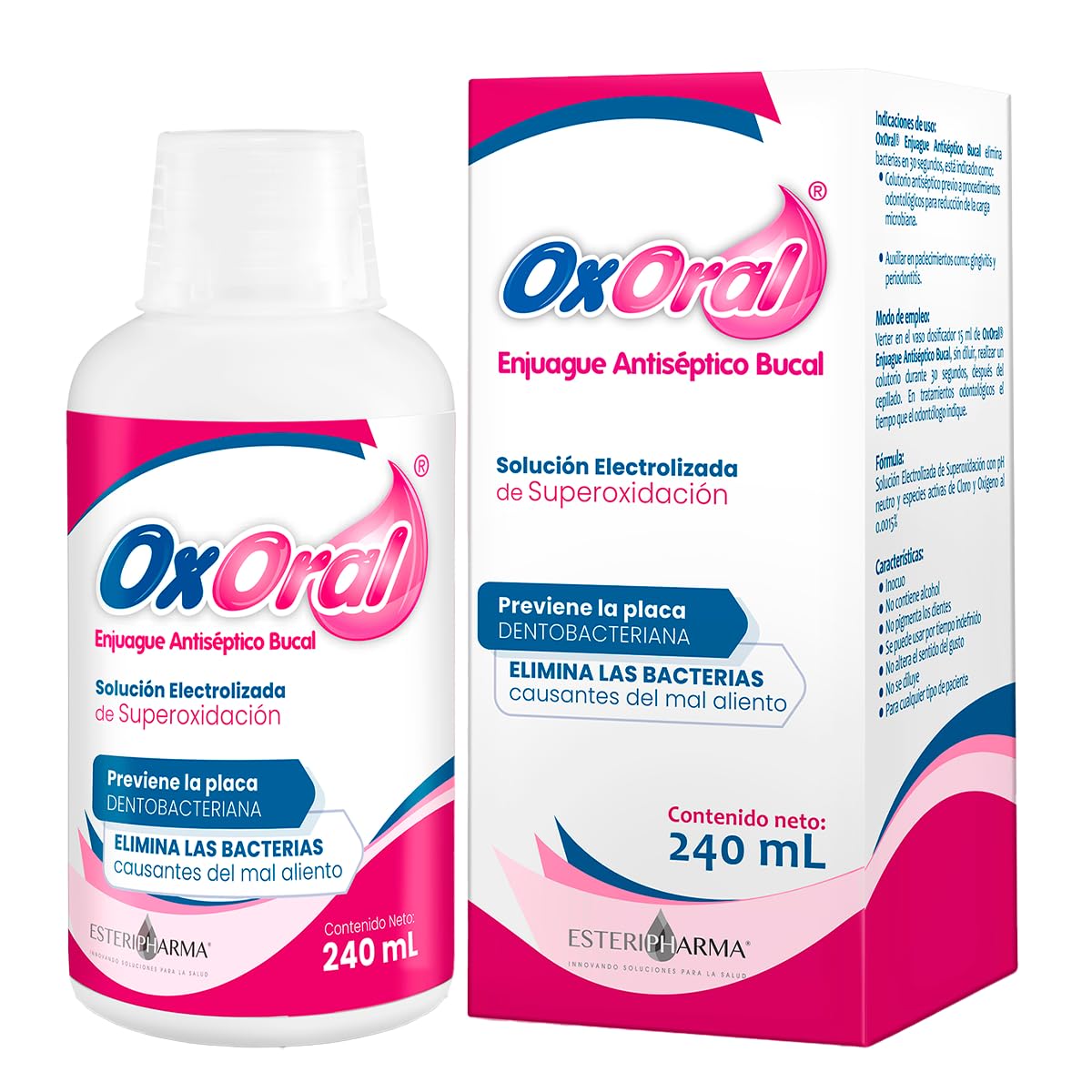 OxOral Enjuague Bucofaríngeo, Elimina Virus, Bacterias y Hongos ...