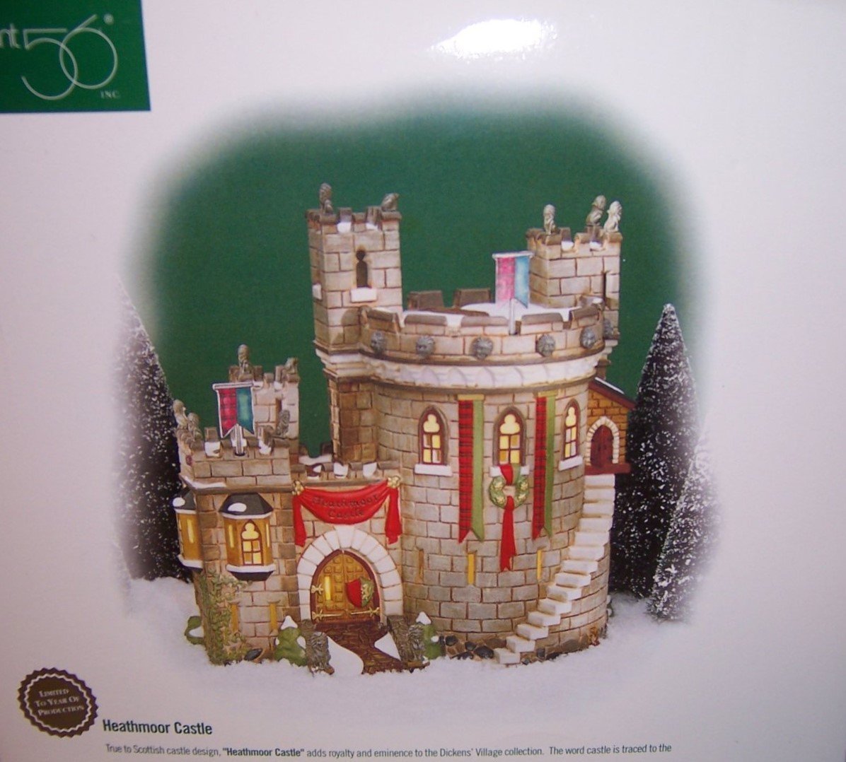 Amazon.com: Department 56 "Heathmoor Castle" Dickens Village : Home ...
