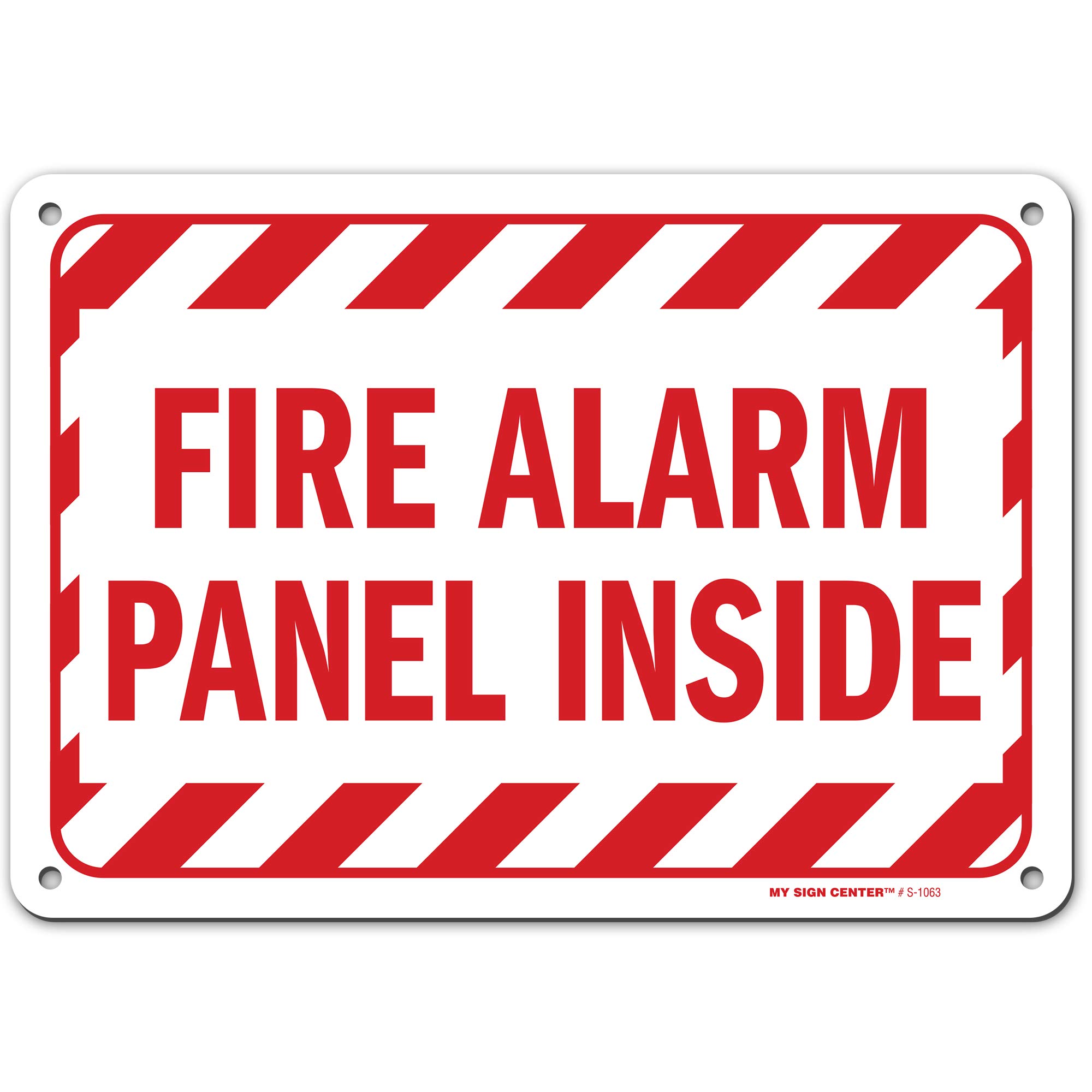 Buy Fire Alarm Panel Inside Sign, Made Out of .040 Rust-Free Aluminum ...