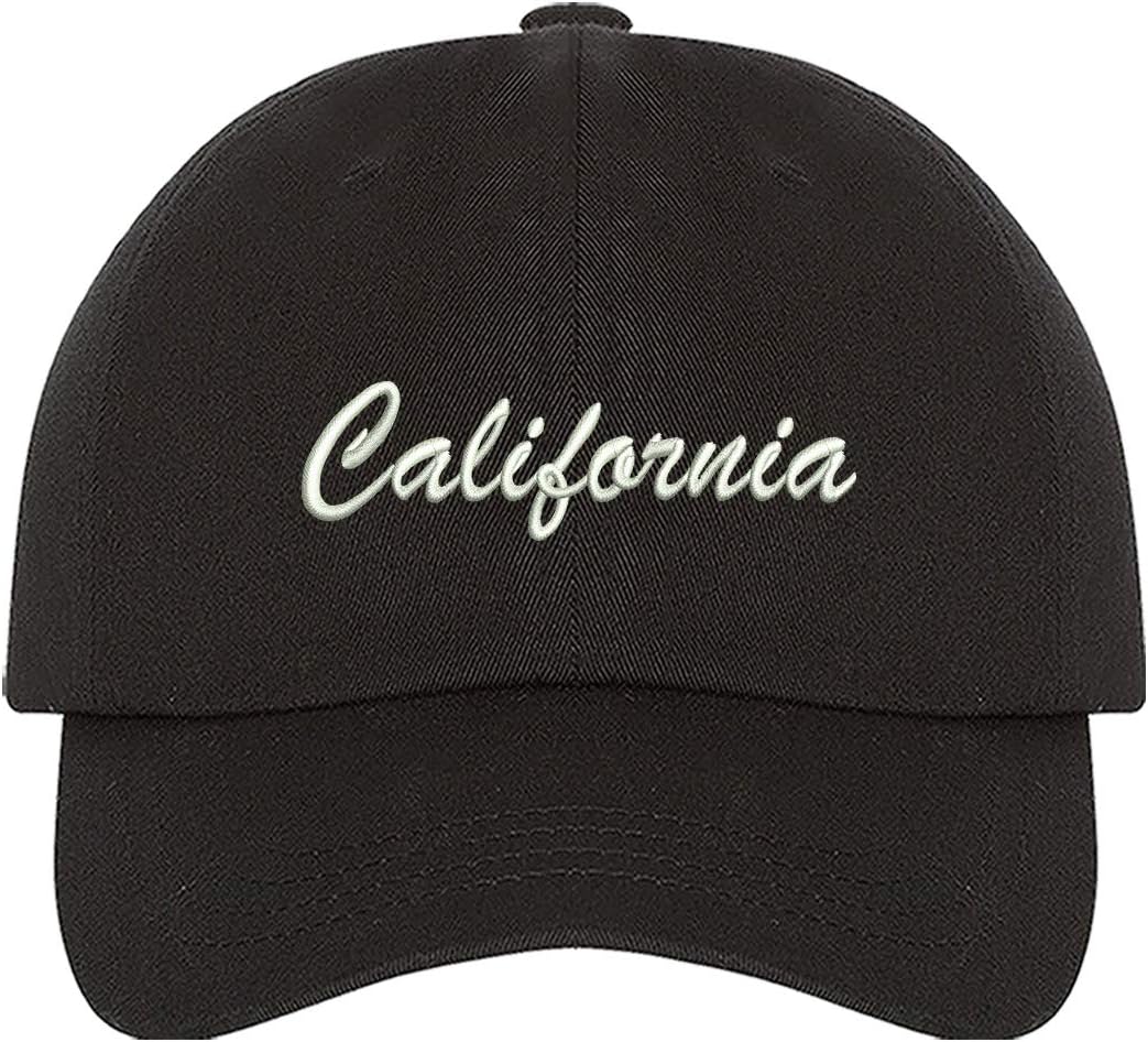 California Baseball Cap- West Coast Dad Hat -Unisex (Black) at Amazon ...