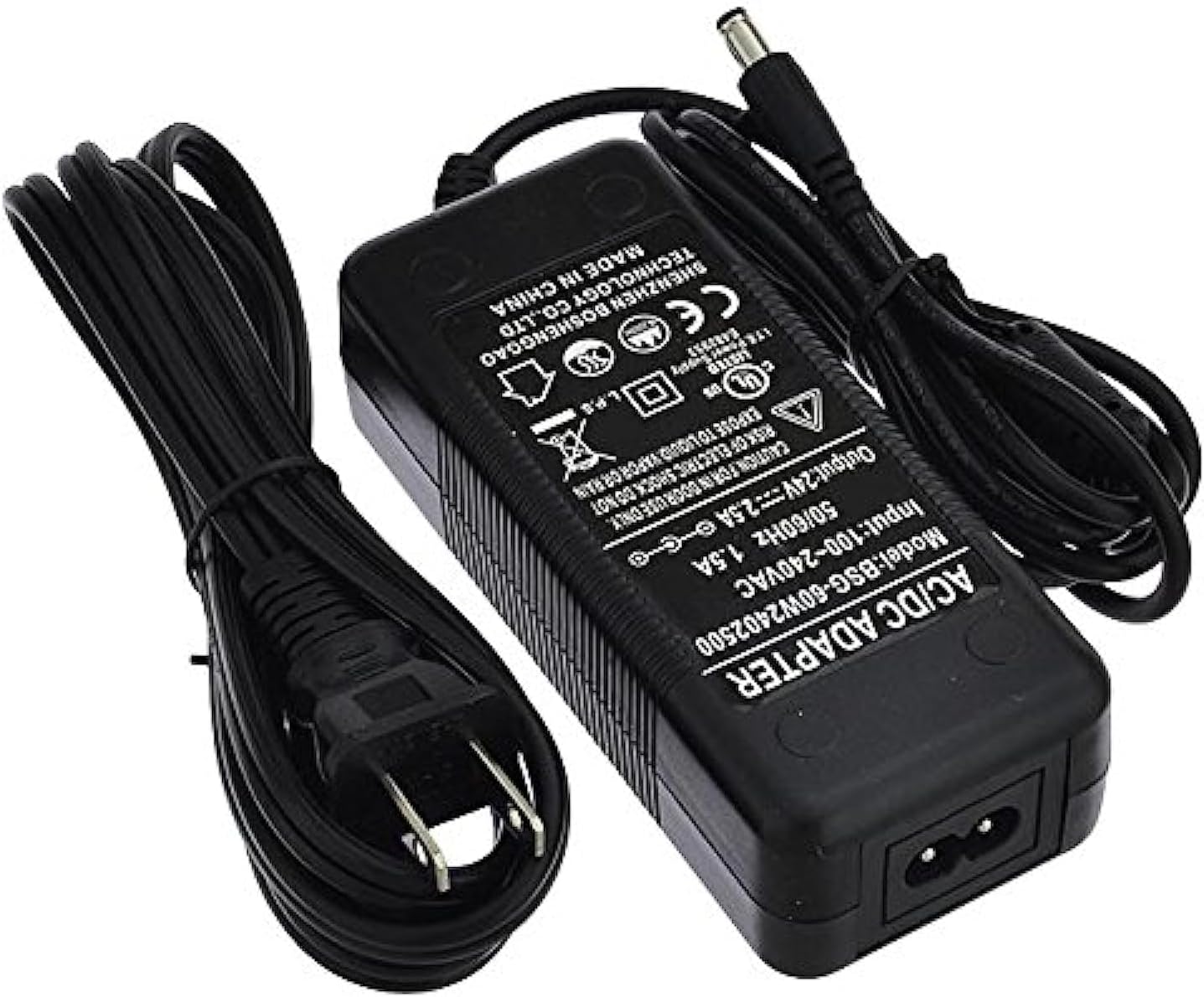 Amazon.com: 24V 4A Power Supply Adapter - COOLM AC 100-240V 50/60HZ DC ...
