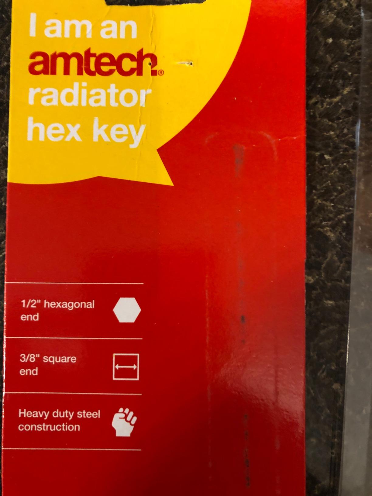 Amtech C3155 Radiator hex Key : Amazon.co.uk: DIY & Tools