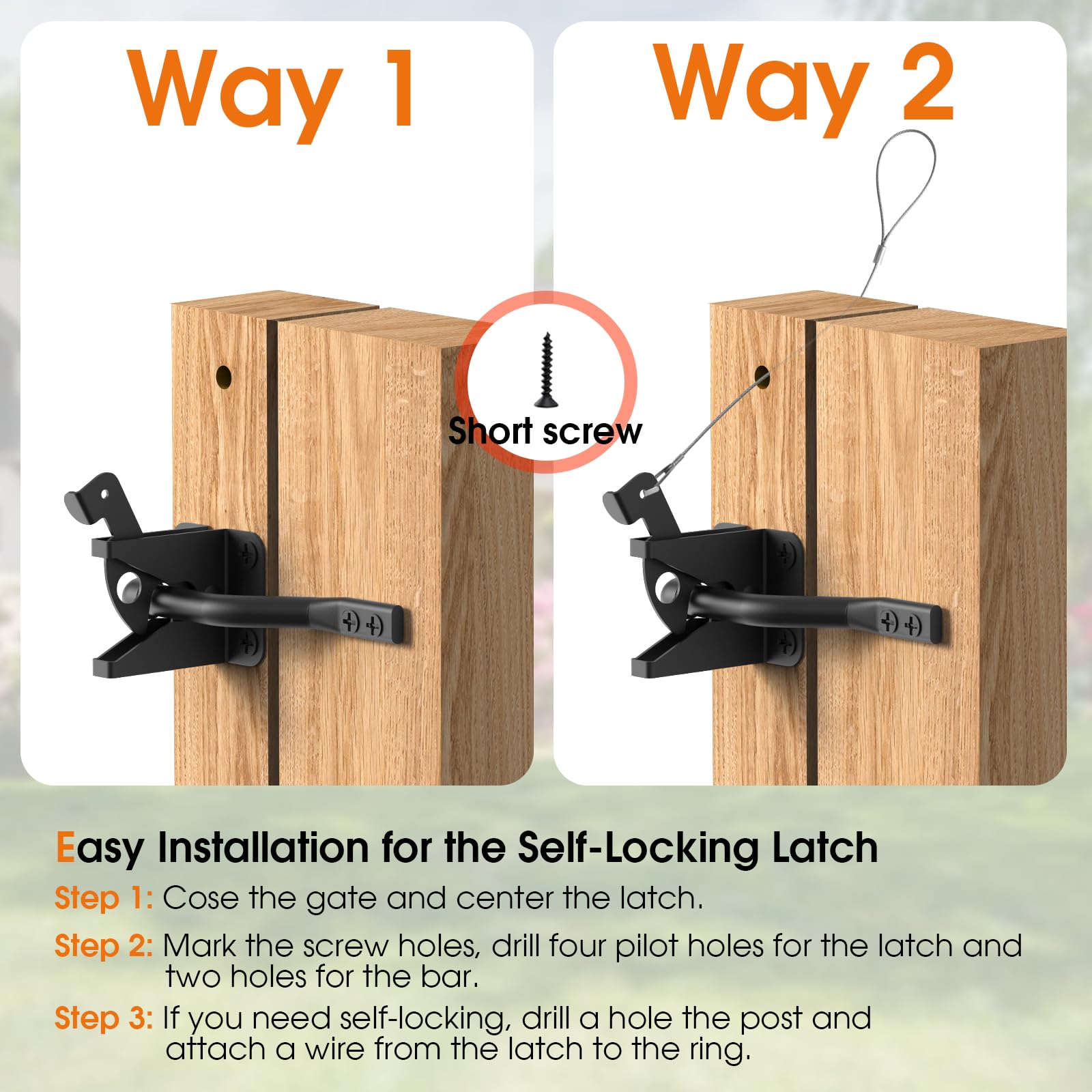 Snapklik.com : Youlvy Heavy Duty Anti Sag Gate Frame Kit