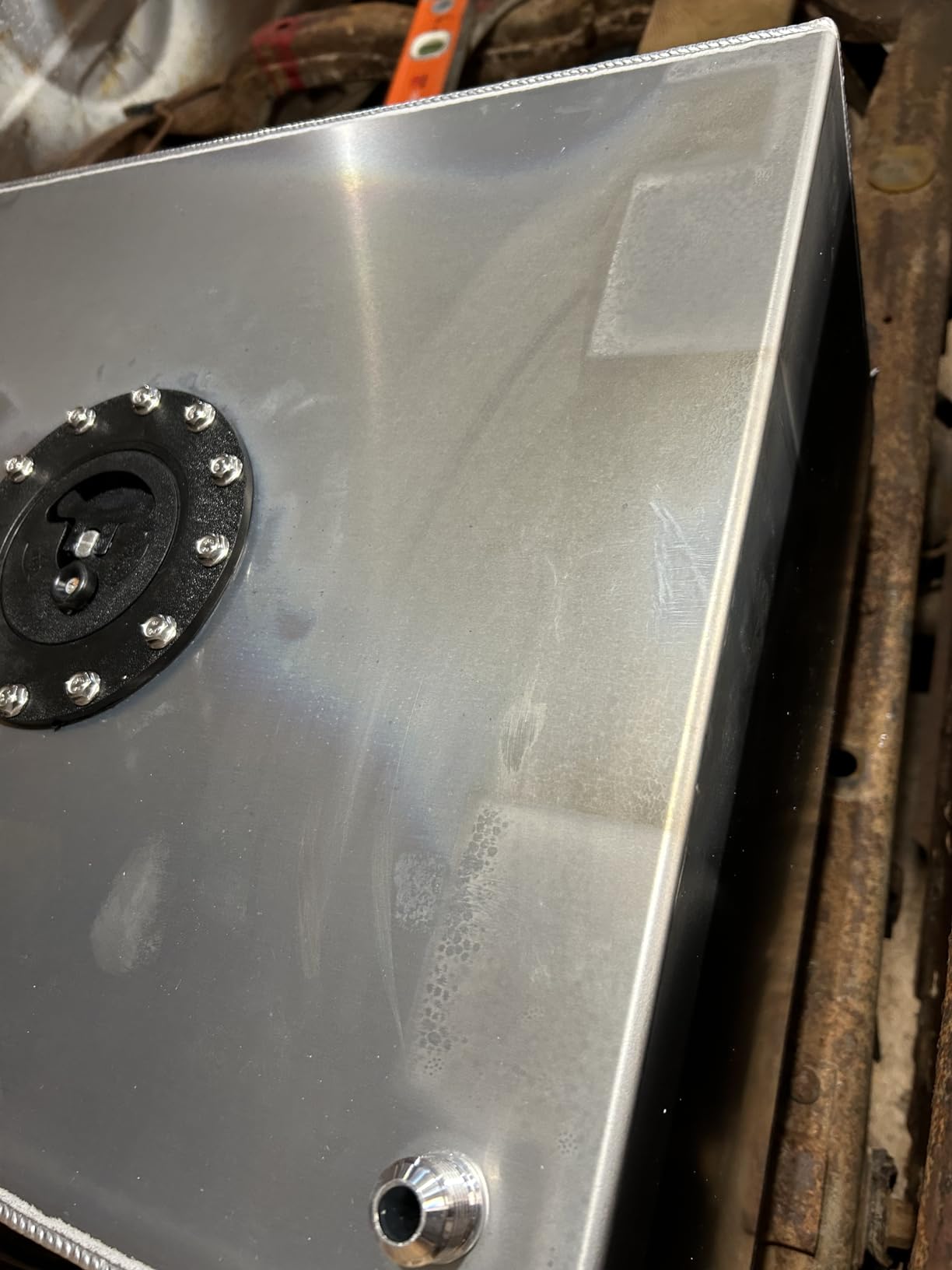 15 Gallon Fuel Cell 60L Universal Gas Tank with Level Sender,Aluminum ...