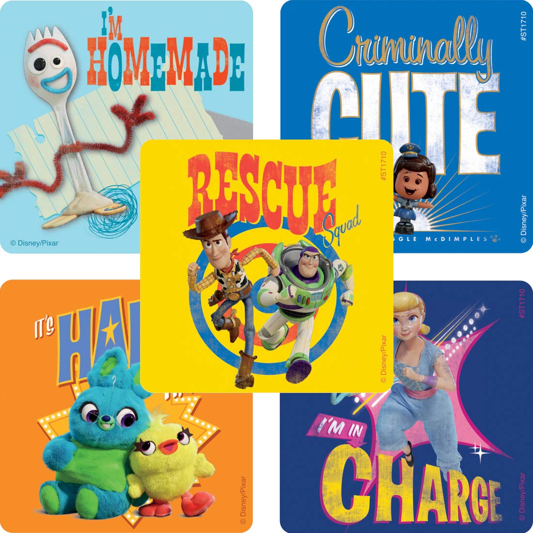 Amazon.com: SmileMakers Toy Story Stickers - Toys and Giveaways - 100 ...