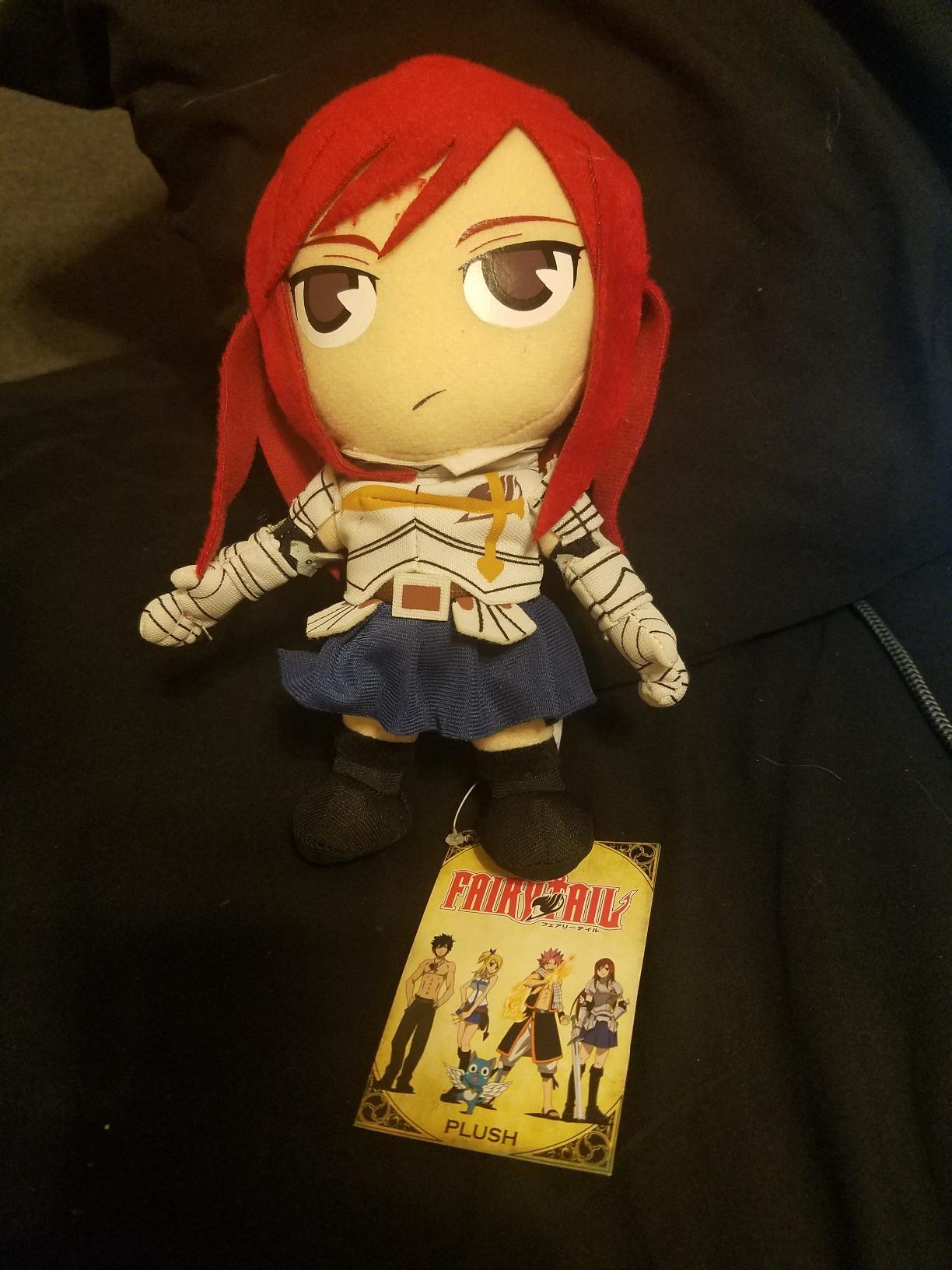 Amazon.com: Great Eastern Fairy Tail: Erza 7.5" Plush Doll : Toys & Games