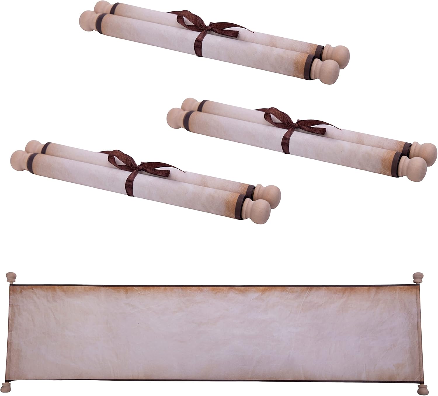 Amazon.com: Binalufati 3pcs Scroll Paper Small Blank Scroll for Writing ...