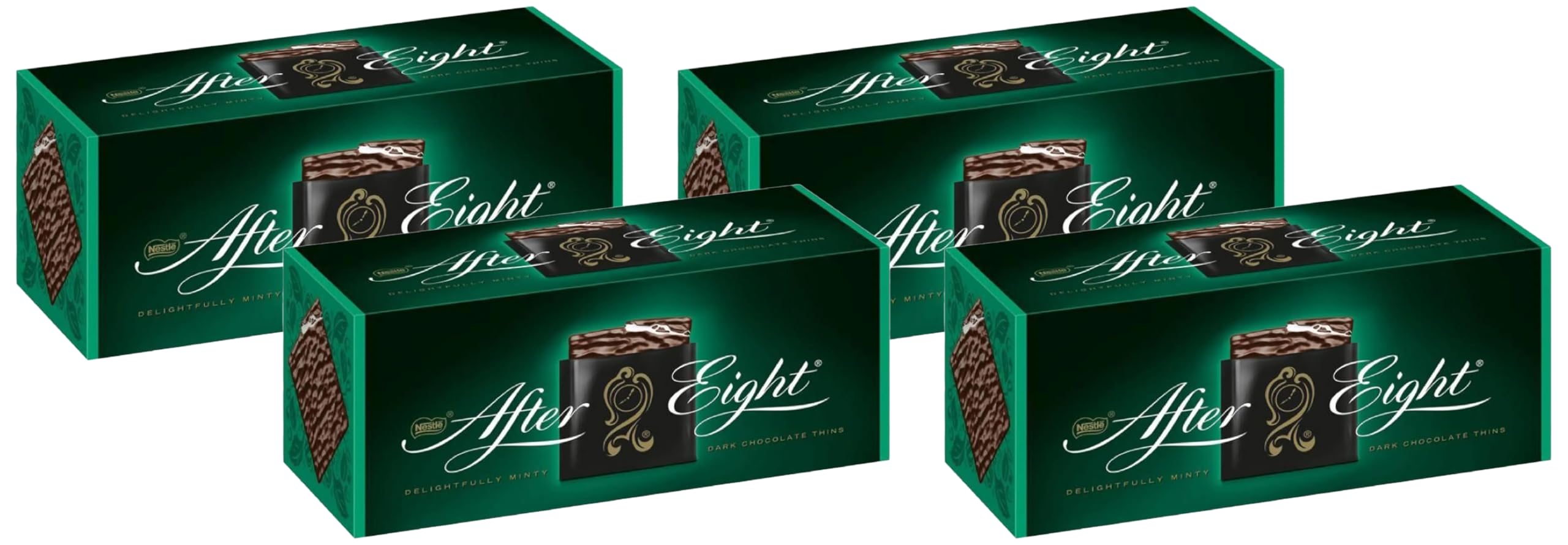 Nestlé After Eight Dark Mint Chocolate Box 300g | Thin Squares Of Mint ...