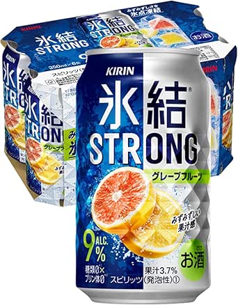 Amazon.co.jp: Kirin Frozen Strong Chuhai Grapefruit 11.8 fl oz (350 ml ...