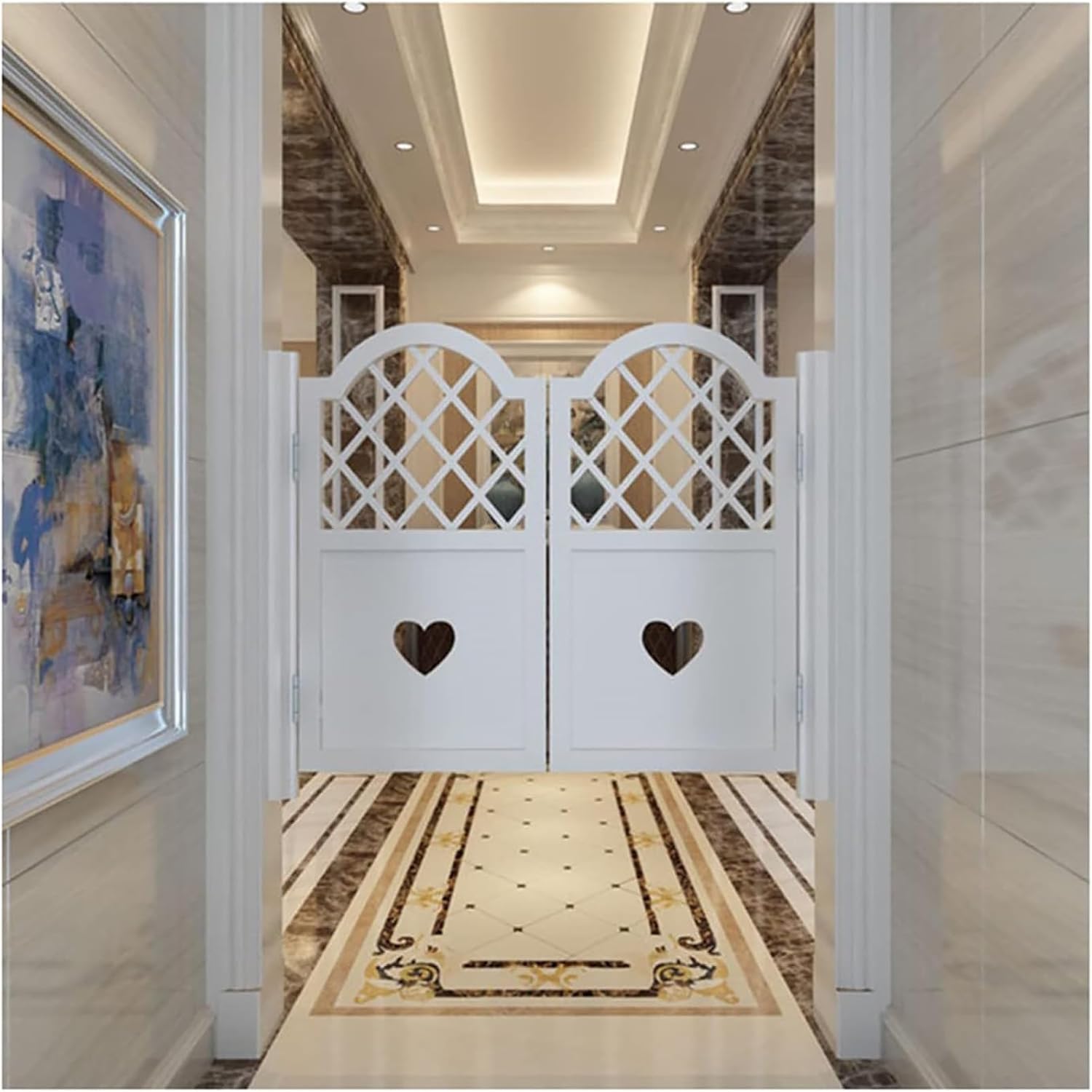 Amazon.com: Interior Solid Wood Swing Door, Pine Primed White ...