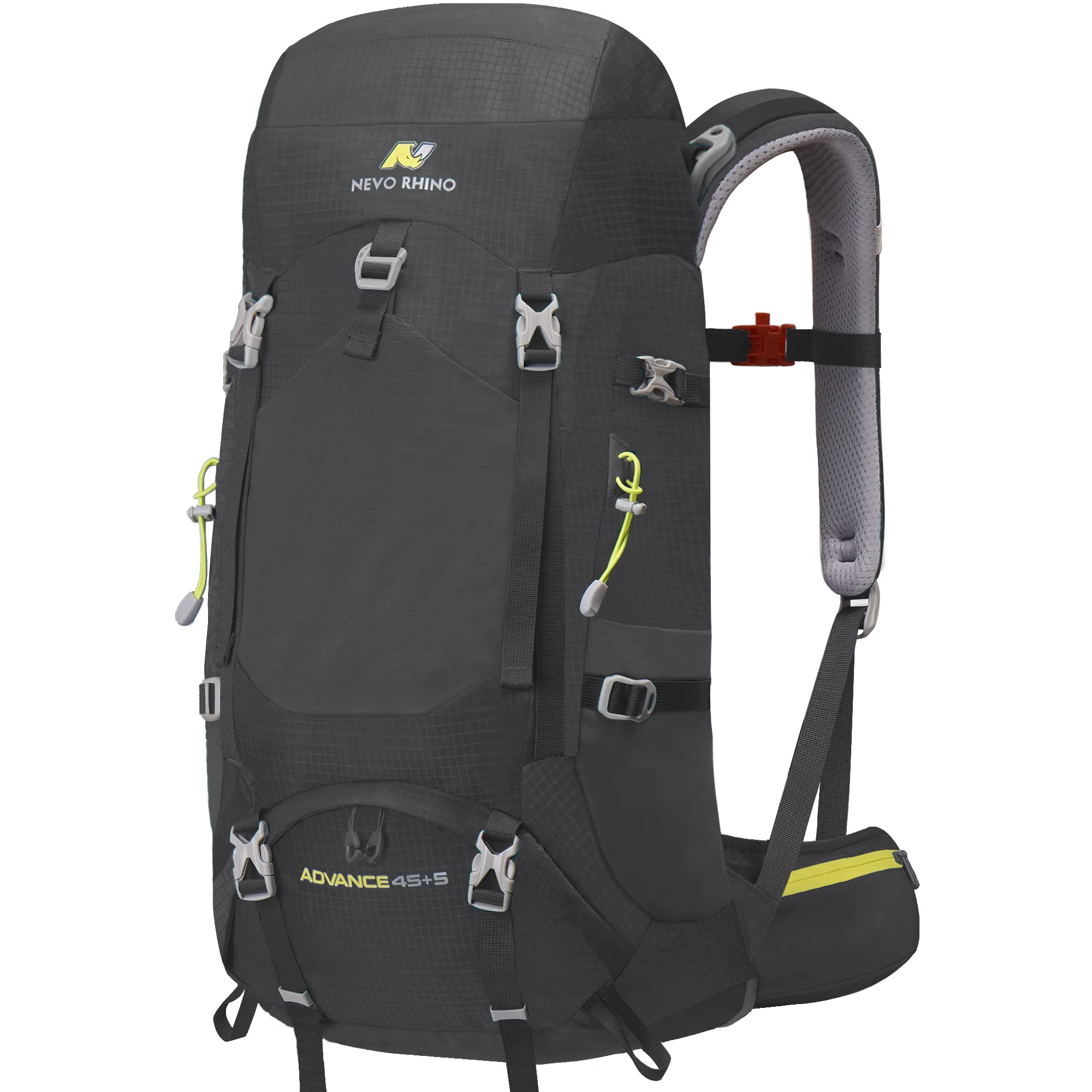 N NEVO RHINO Internal Frame Hiking Backpack 50/60/65/70/80L, Mountain ...
