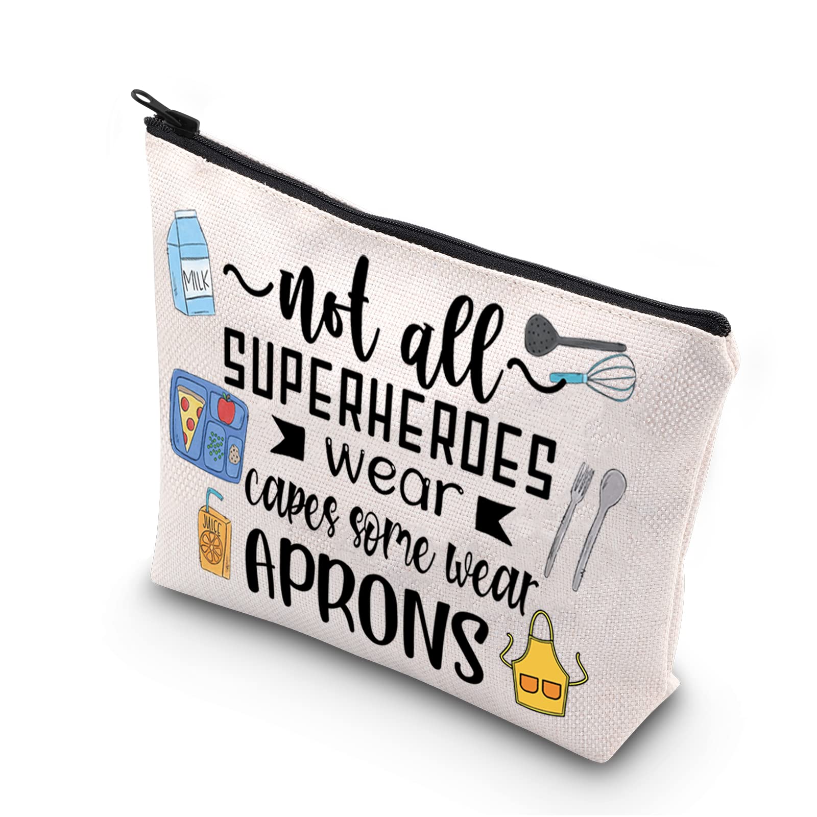 Amazon.com: TSOTMO Lunch Lady Gift Not All Superheroes Wear Capes Some ...