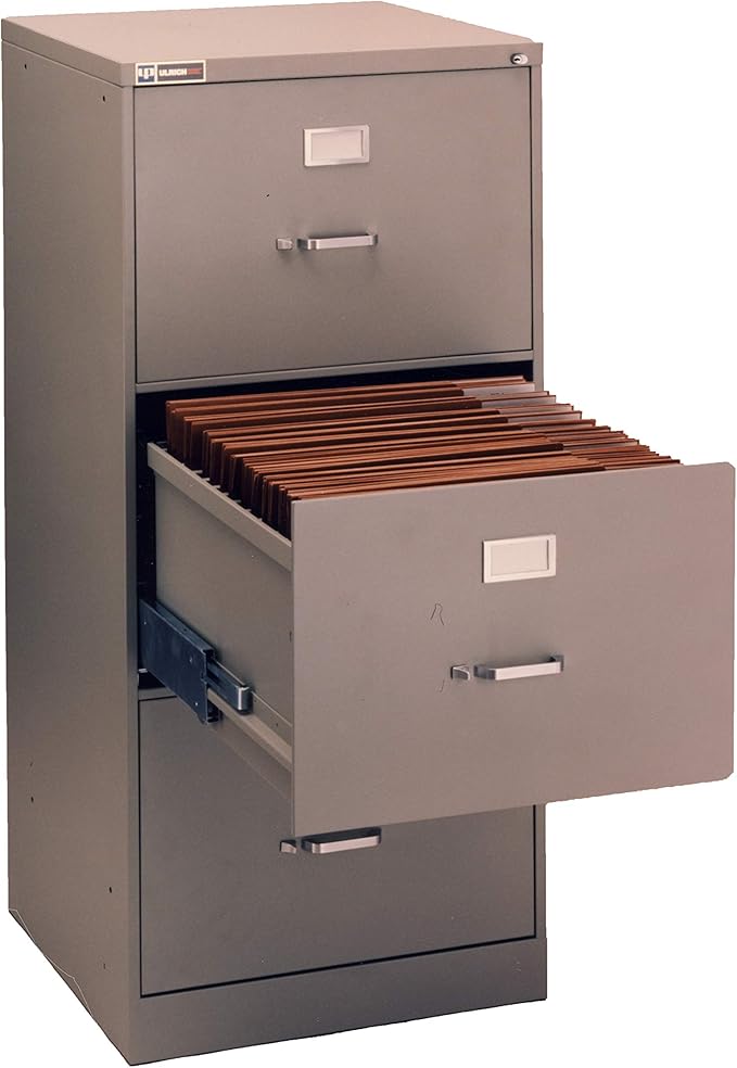 Amazon.com : Three Drawer File with Lock for B or A3 Size documents ...