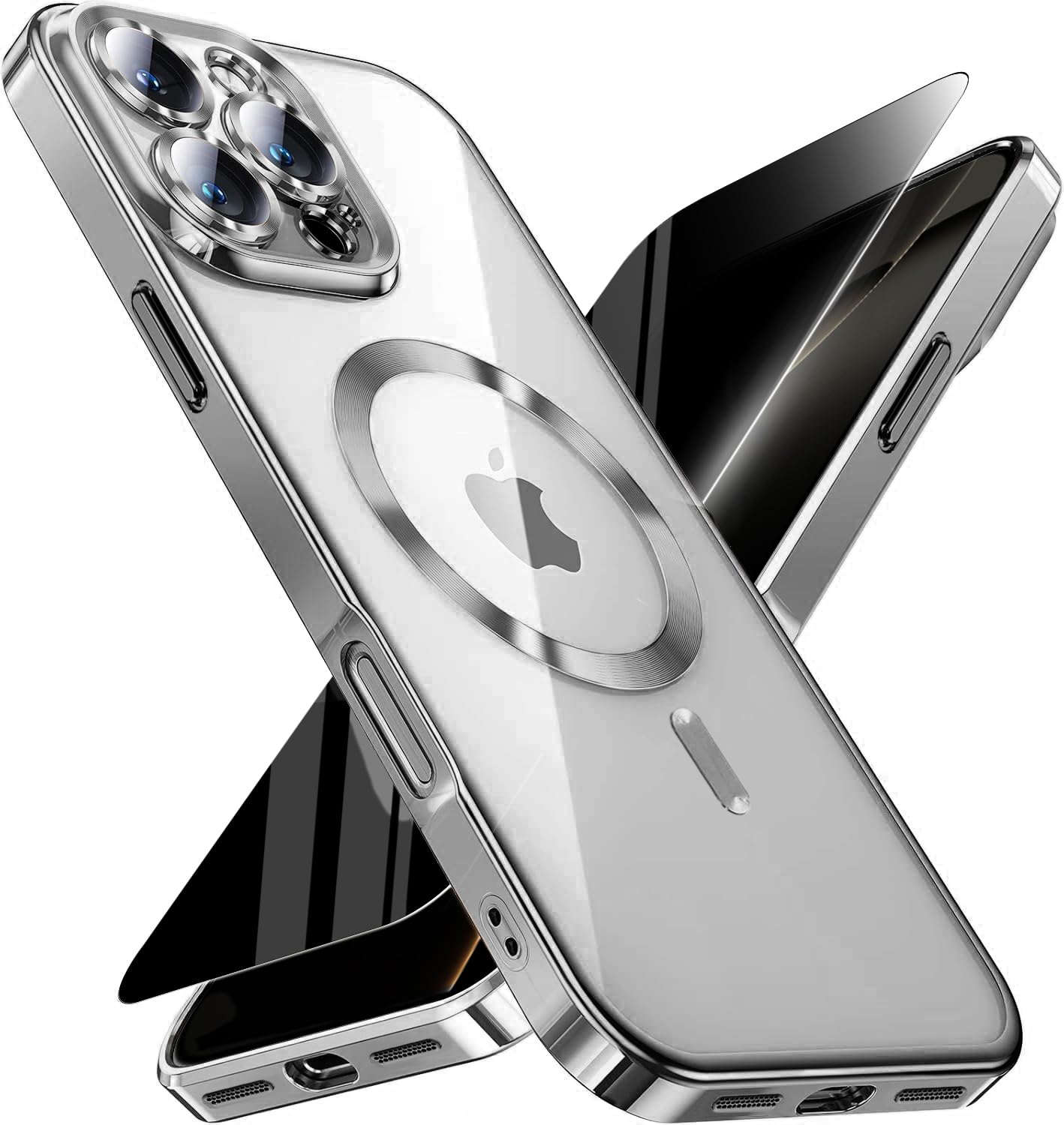 Amazon.com: Magnetic for iPhone 16 Pro Max Case with Privacy Screen ...