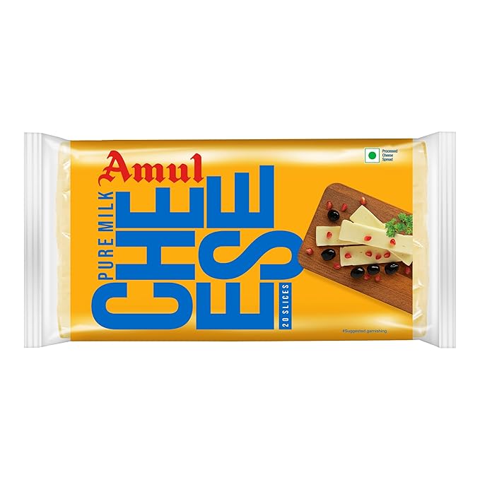 Amul Cheese 20 Slices, 400 g : Amazon.in: Grocery & Gourmet Foods