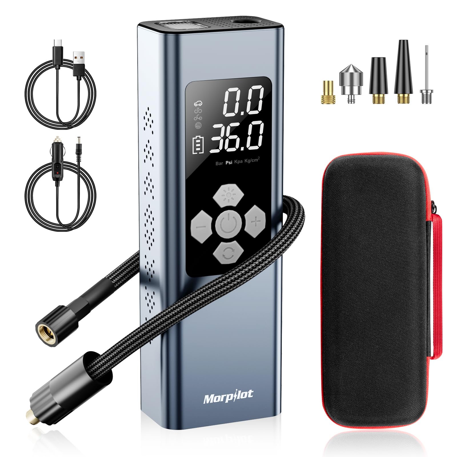 Snapklik.com : Morpilot Tire Inflator Portable Air Compressor, 2X ...