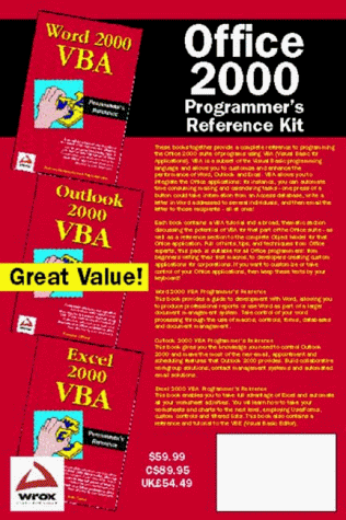 Office 2000 Programmers Reference Kit: 9781861003003: Computer Science Books @ Amazon.com