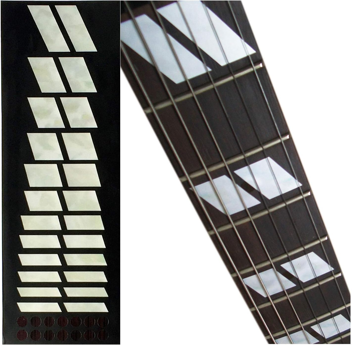 Fretboard Markers Inlay Sticker Decals for Guitar & Bass - Double ...