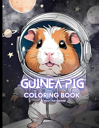 Amazon.com: Guinea Pig Coloring Book: Cute Guinea Pig Coloring Pages ...