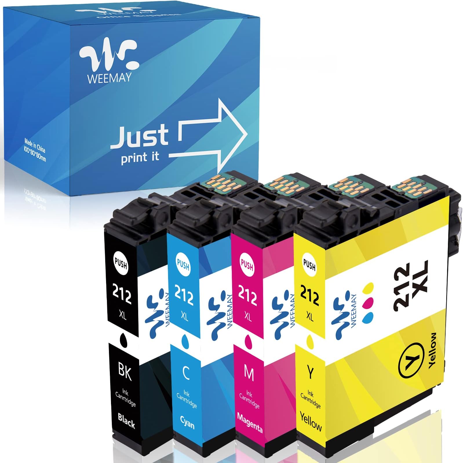 Amazon.com: 212XL Ink Cartridges Remanufactured 212XL Ink Combo Pack ...