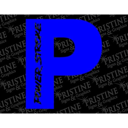 Amazon.com: Powerstroke "P" Logo (12", White) : Sports & Outdoors