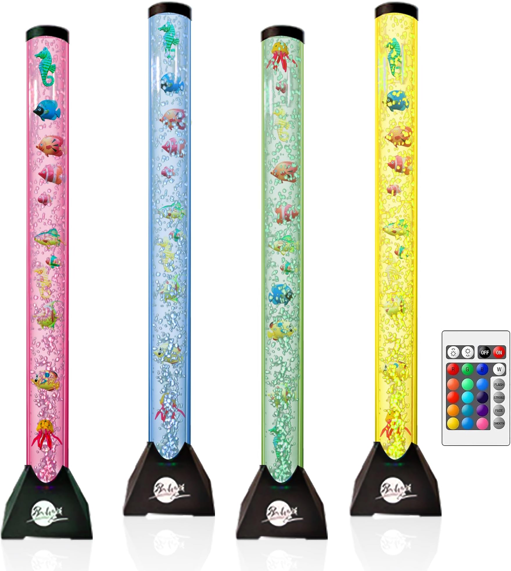 Playlearn 6ft Sensory Bubble Tube - App and Remote Control - 7 Fake ...