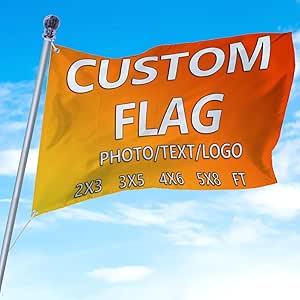Amazon.com : yunmaimy Custom Flag 2x3 Ft,Customizable Flags Design Your ...