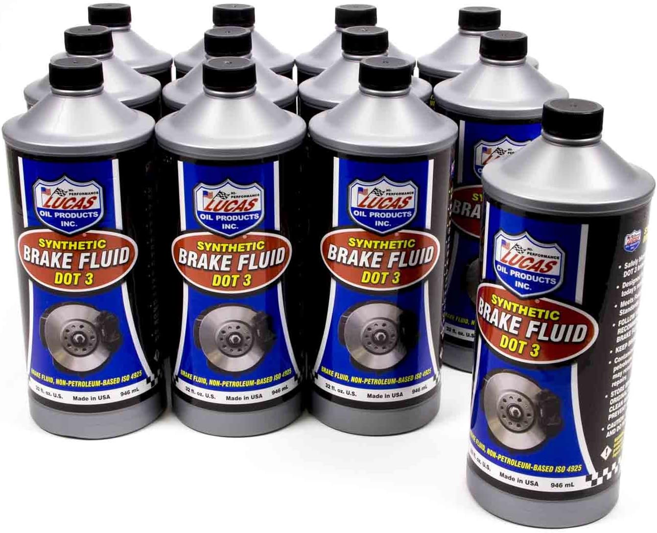 Amazon.com: Lucas Oil Products LUC10826 Dot 3 Brake Fluid, 1 quart, 1 ...