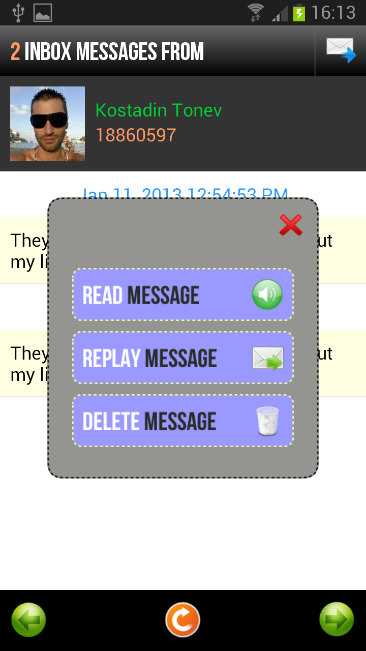 Read My SMS - App on Amazon Appstore
