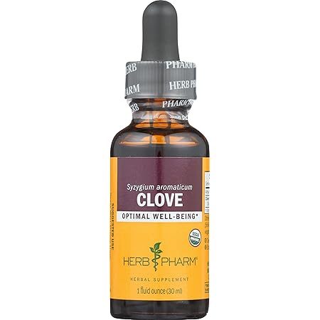 Amazon.com: Herb Pharm Certified Organic Clove Liquid Extract - 1 Ounce ...