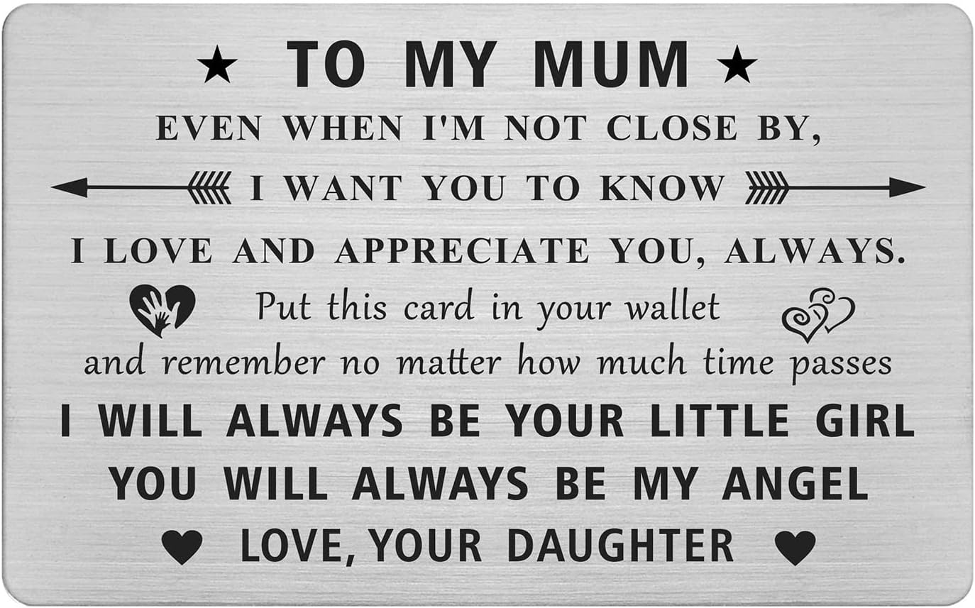 Jzxwan Gifts for Mum from Daughter, Mom Gift for Women, Personalized ...