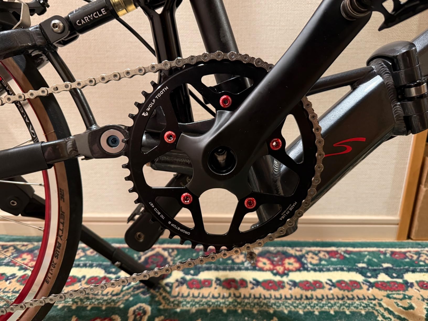 Amazon | ウルフトゥース(Wolf Tooth) 110 BCD 5 Bolt Chainring 48T compatible ...