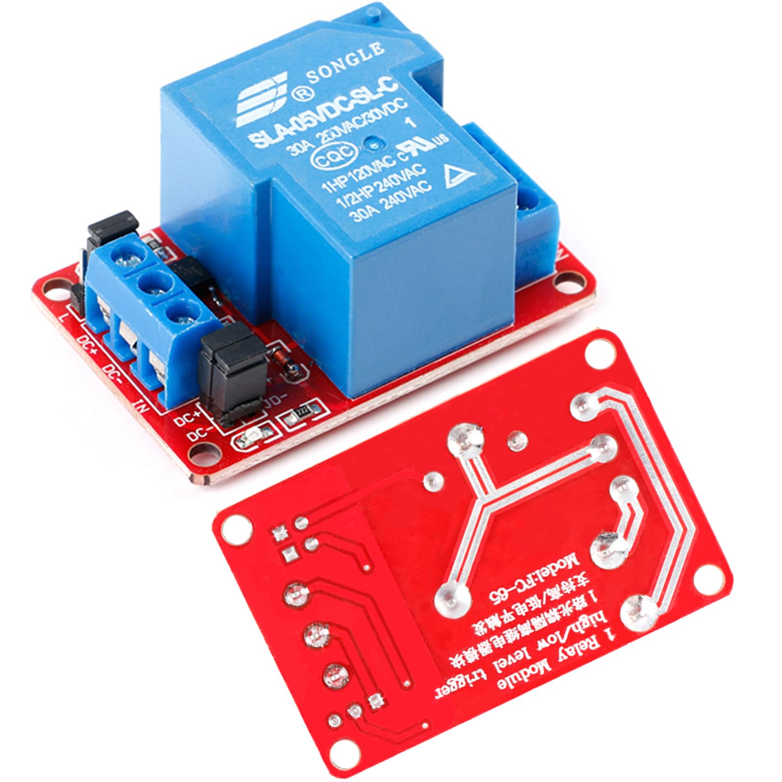 Snapklik.com : 5V 30A Relay Module, 1 Channel, Optocoupler Isolation ...