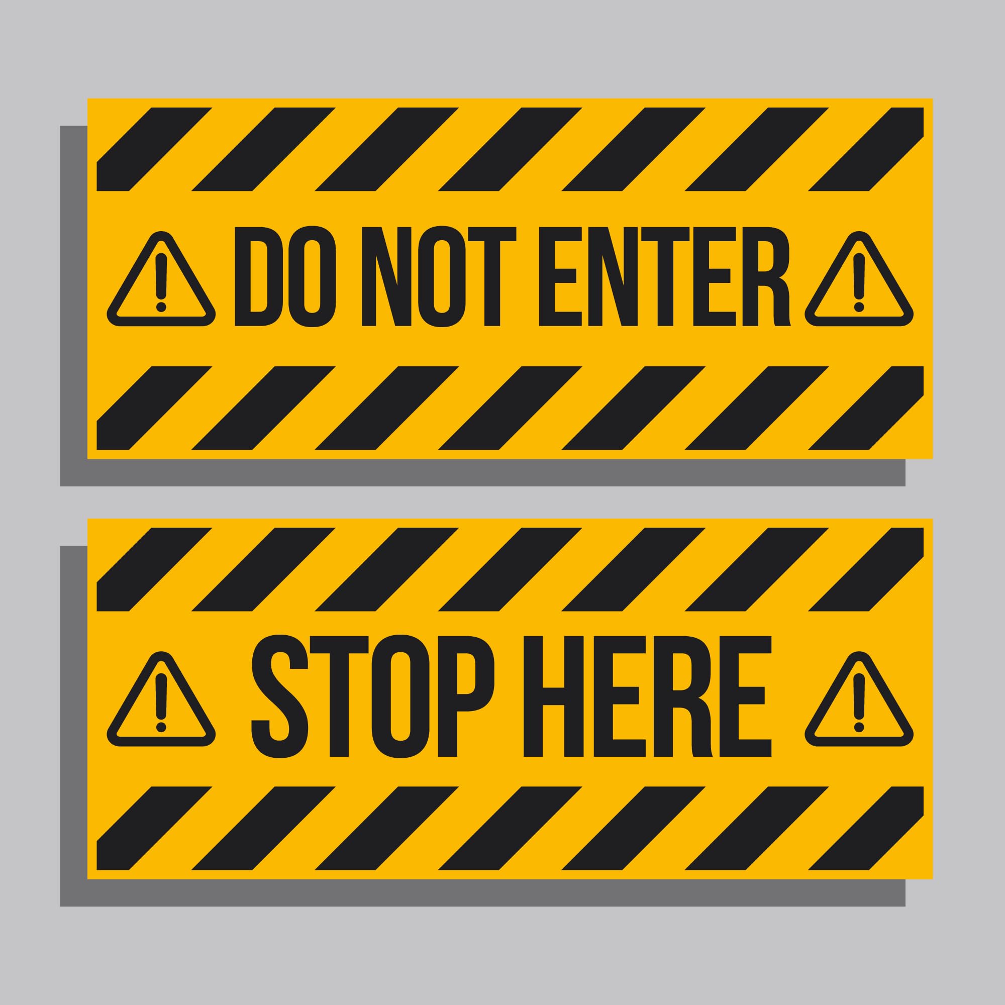 Aditya Sign® DO NOT ENTER/STOP HERE Sign Board - GNS-12656 : Amazon.in ...