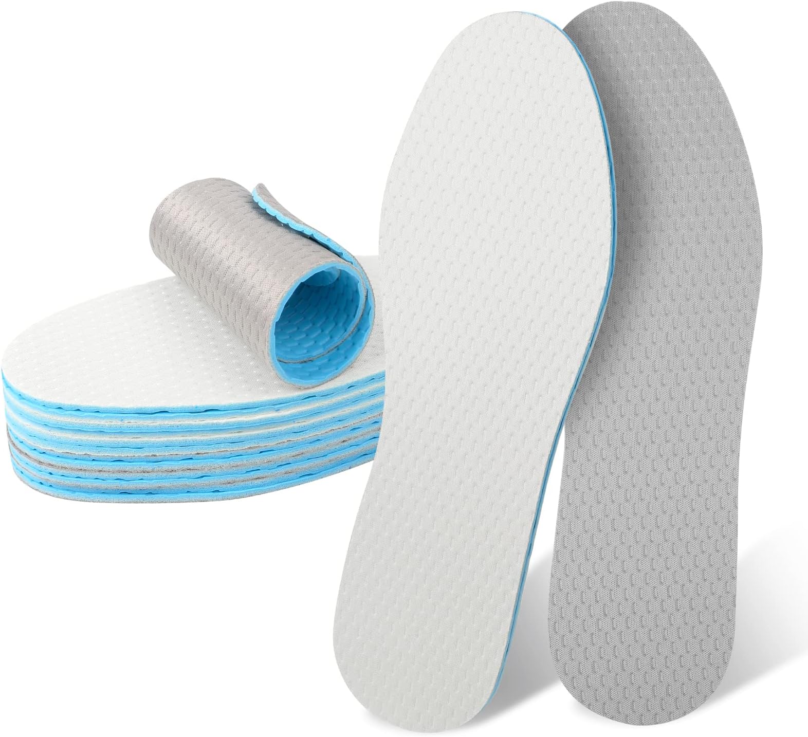 Amazon.com: 6 Pairs Thin Shoe Inserts, Barefoot Shoe Insoles Three ...