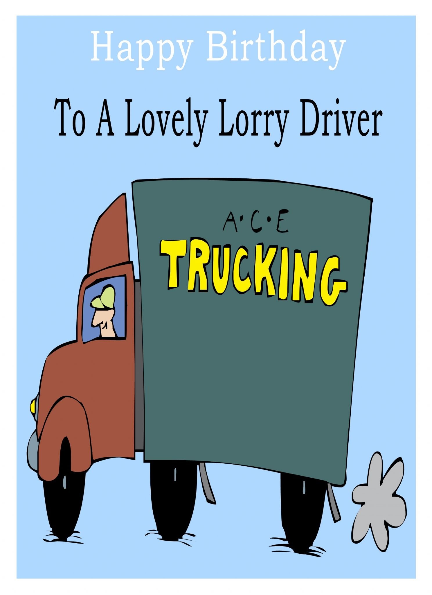 Trucker Funny Birthday Cards