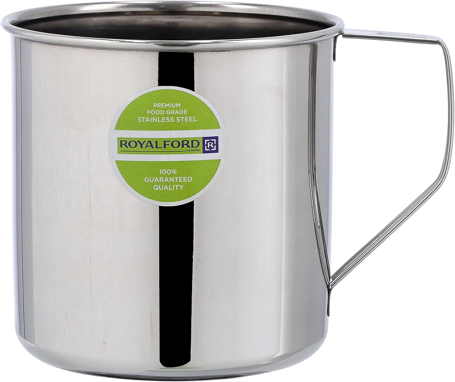 Royalford Stainless Steel Rainbow Mug With Strong Handle RF10145 9 cm ...