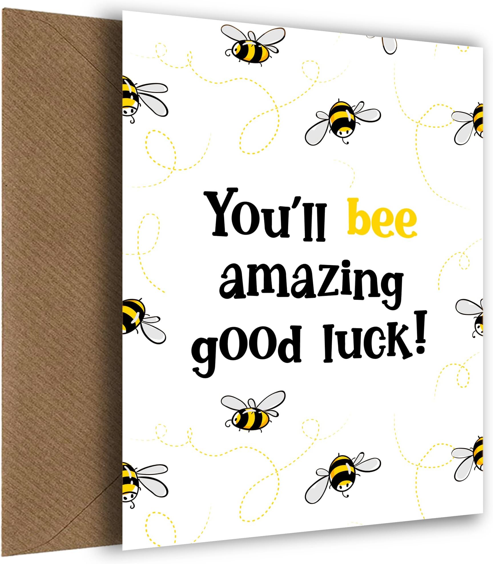 Piccadilly Greetings Modern Good Luck Card Good Luck - 7 x 5 inches ...