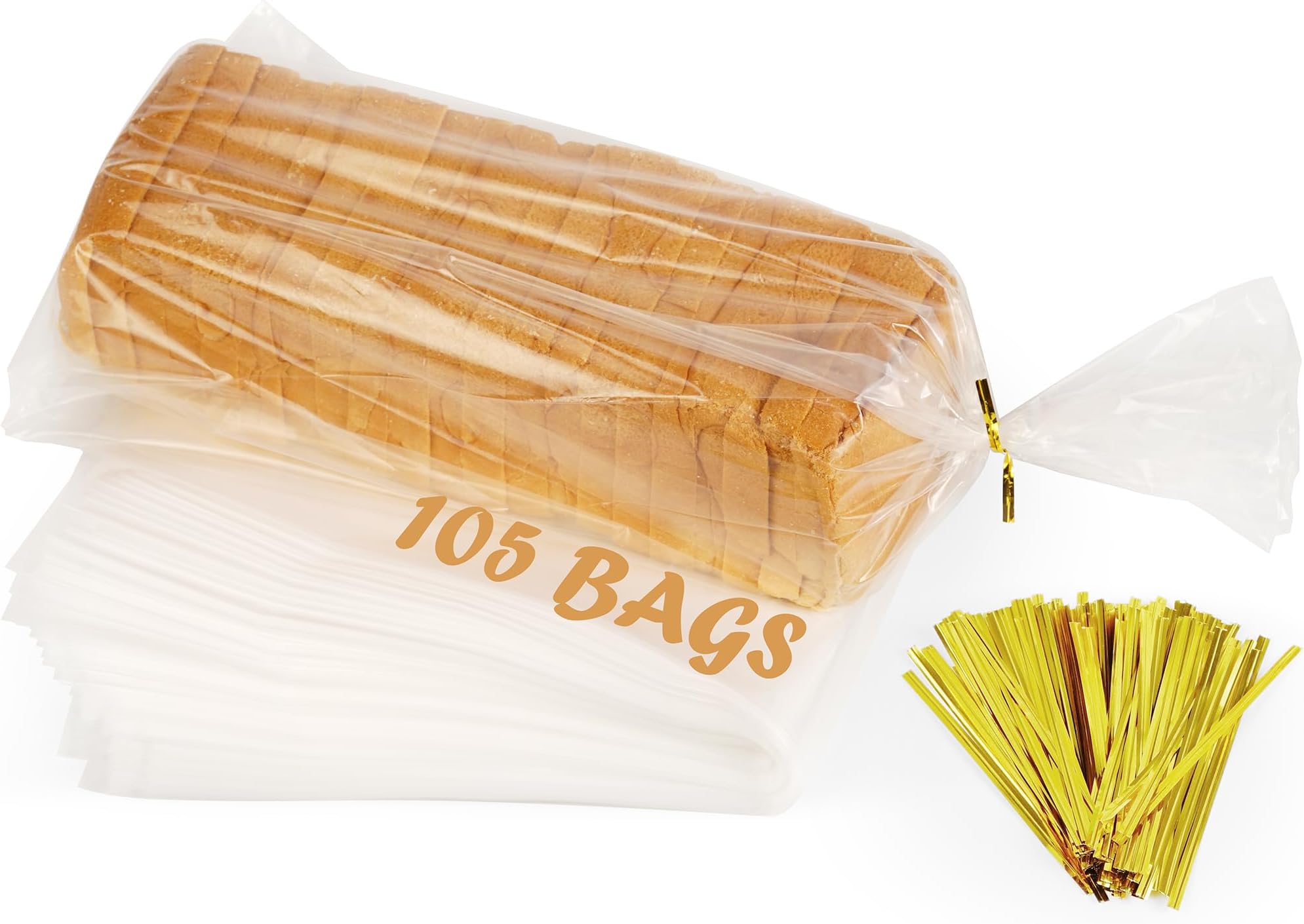 Amazon.com: [Pack Of 700] Clear Bread Bags For Homemade Bead With ...