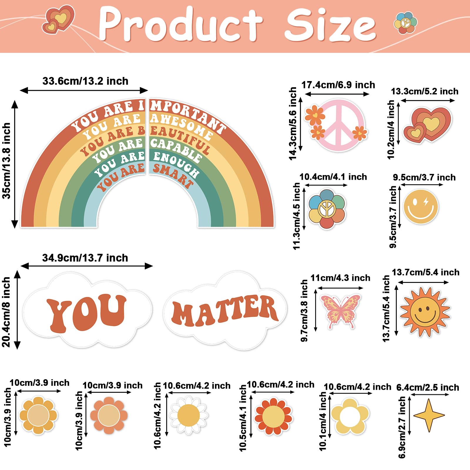 Classroom Bulletin Board Sets Sondeng Bulletin Board Decoration Boho ...