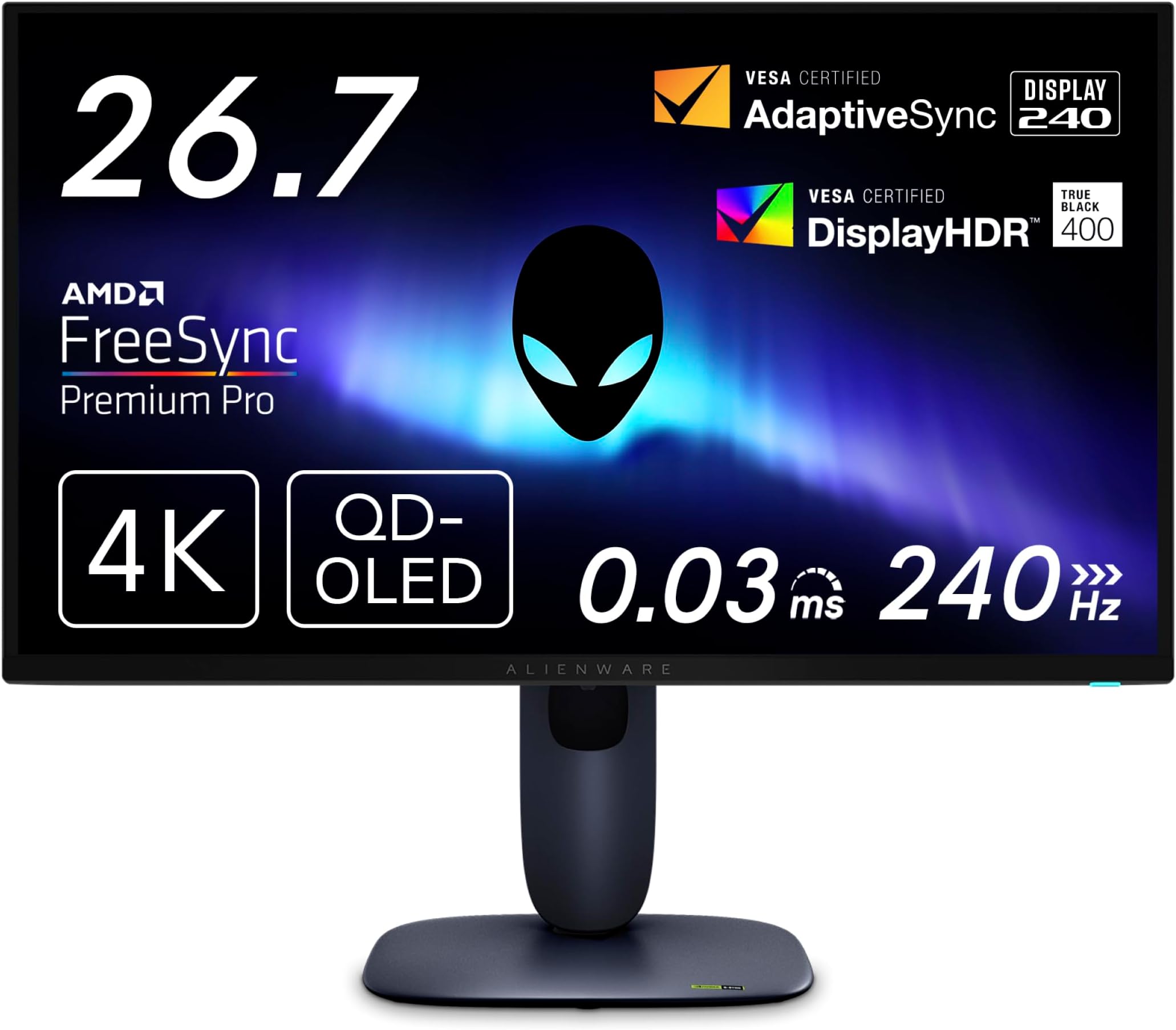 Amazon.co.jp: Dell AW3225QF 32インチ 曲面 有機EL Alienware ゲーミングモニター(3年間無輝点交換 ...