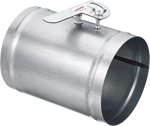 PATIKIL 6" HVAC Duct Manual Volume Damper, Metal Adjustment Airflow ...