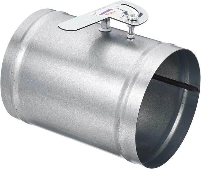 PATIKIL 6" HVAC Duct Manual Volume Damper, Metal Adjustment Airflow ...