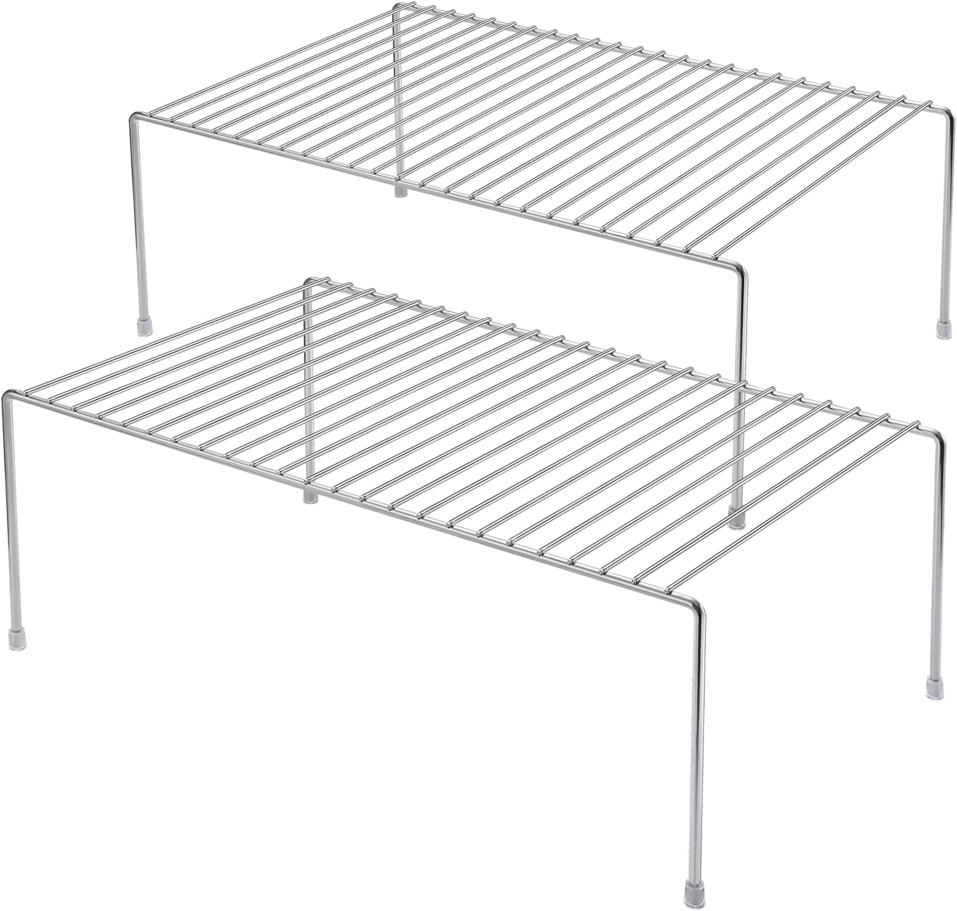 Amazon.com: yaenoei Kitchen Storage Shelf Rack w/Plastic Feet - Medium ...