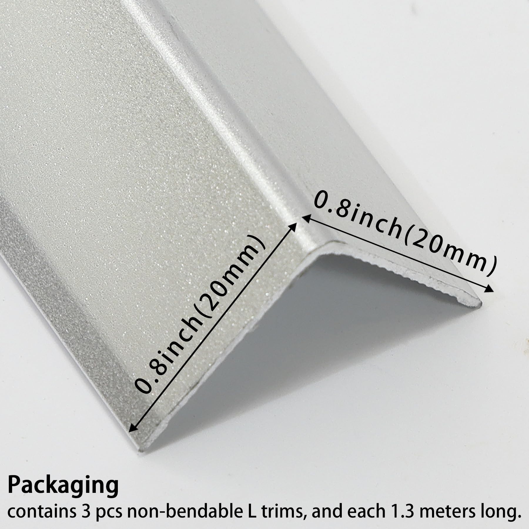 Snapklik.com : Coengwui Aluminum Corner Guards, Peel And Stick L-Shaped ...