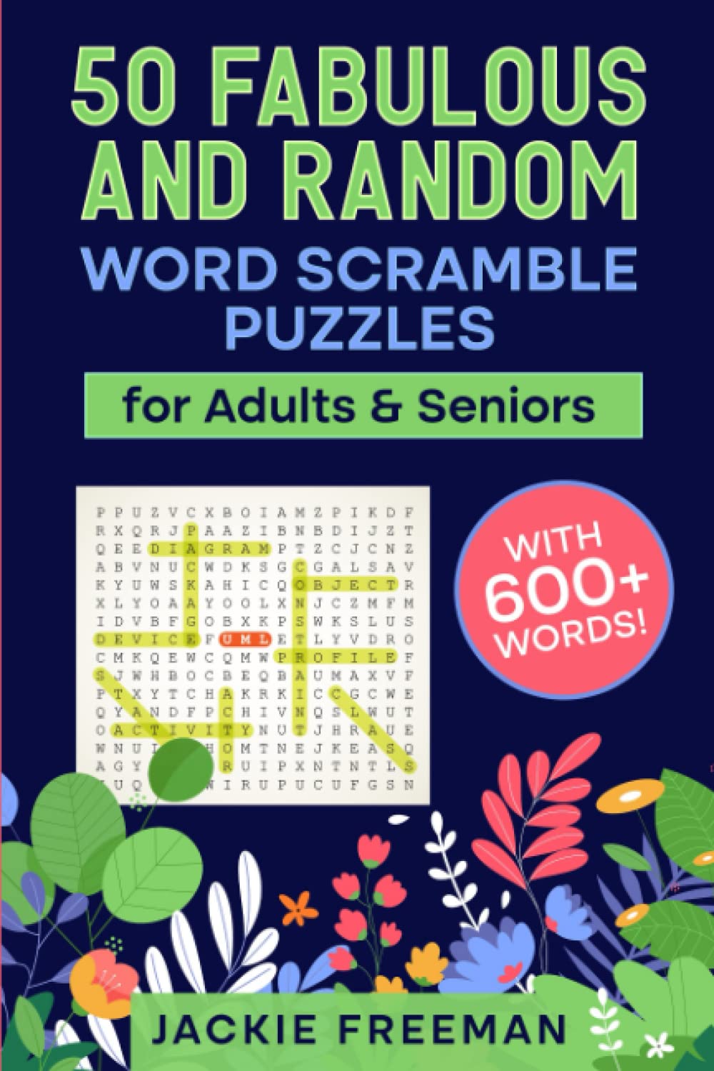 50 Fabulous and Random Word Scramble Puzzles for Adults & Seniors with ...