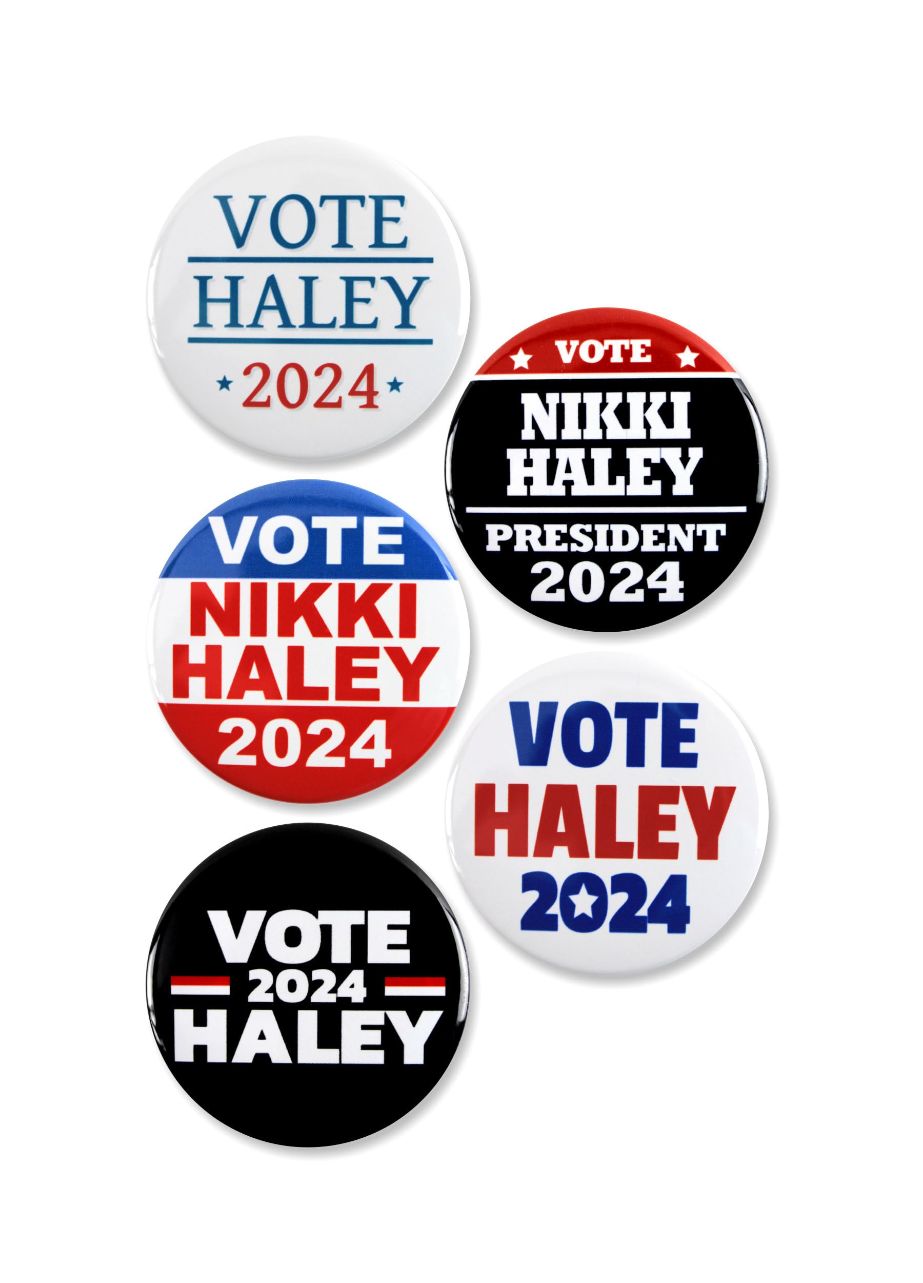 Amazon.com: 5 Pack - Vote Nikki Haley For President 2024 Campaign ...