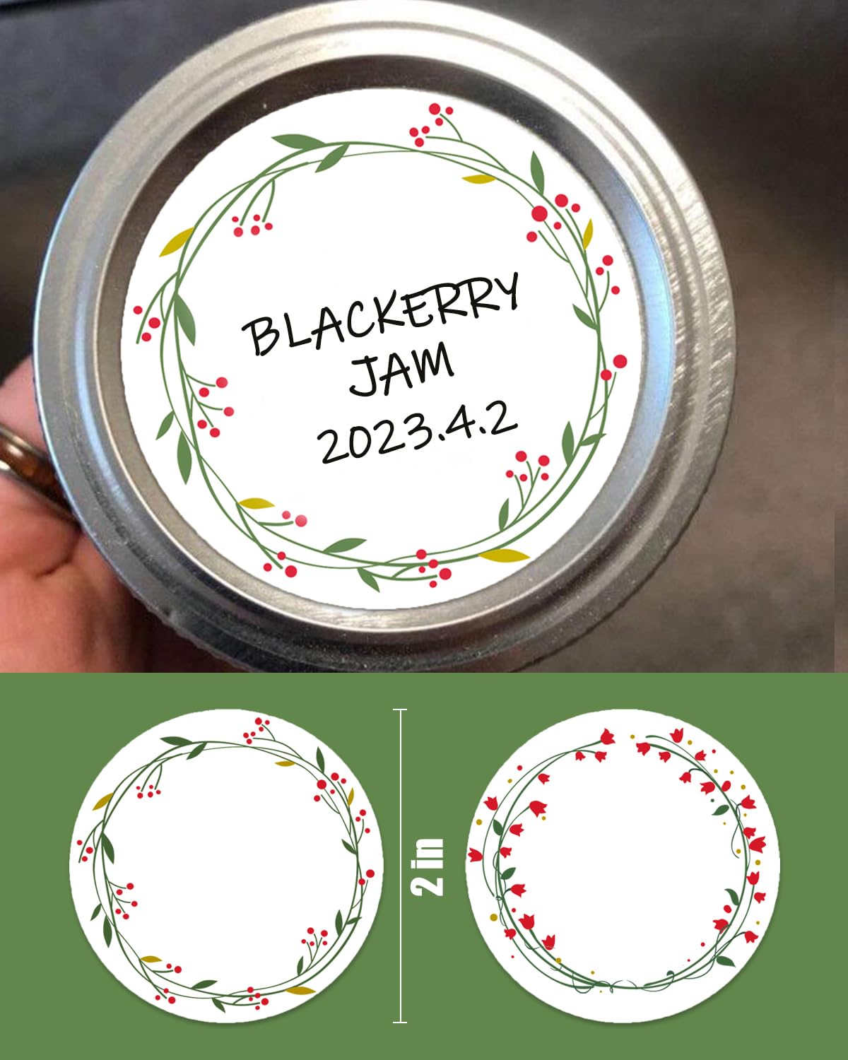 Round Printable Labels For Mason Jar Lids Free Printable Canning
