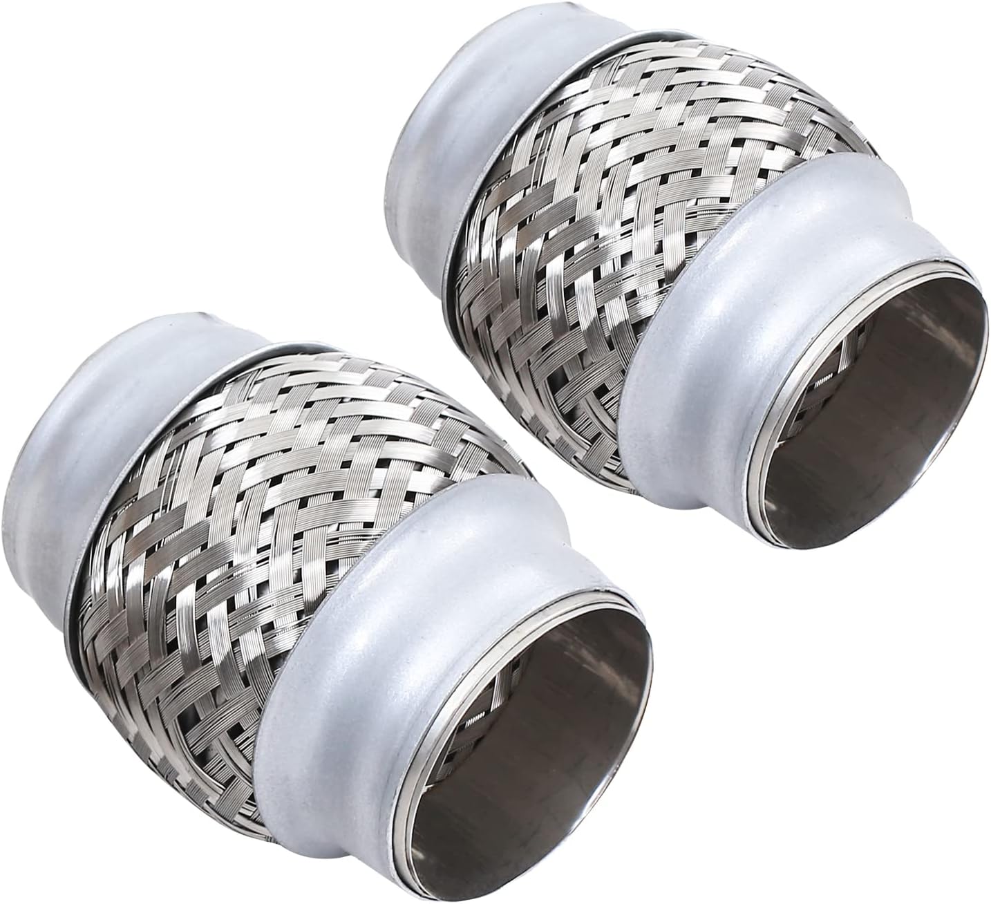 Amazon.com: QWORK Exhaust Flex Pipe, 2 Pack, 2.25" x 4" x 4" Long ...