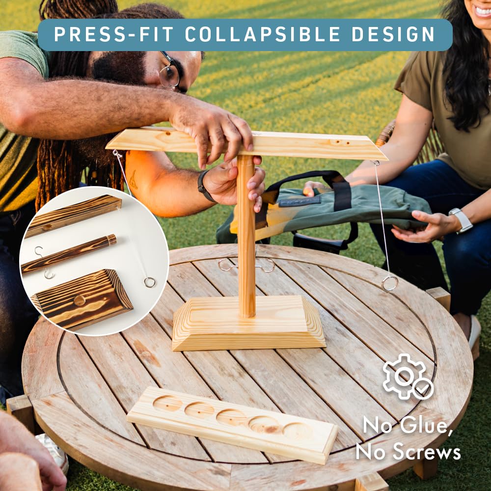 Craggy Games Hooks! Ring Toss and Shot Ladder Game - Multiplayer ...